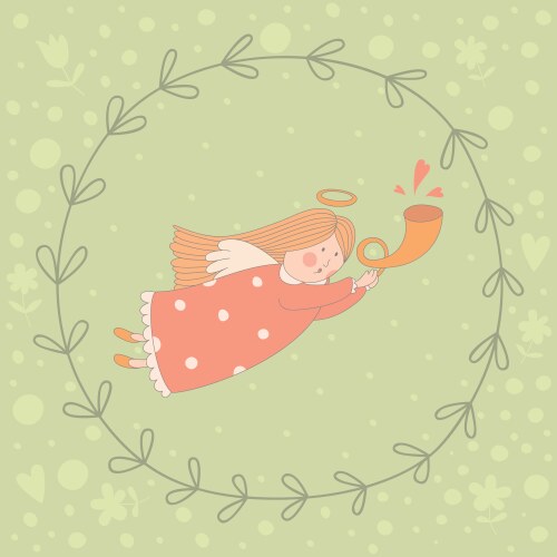 Doodle Angel Vector Images (over 7,800)