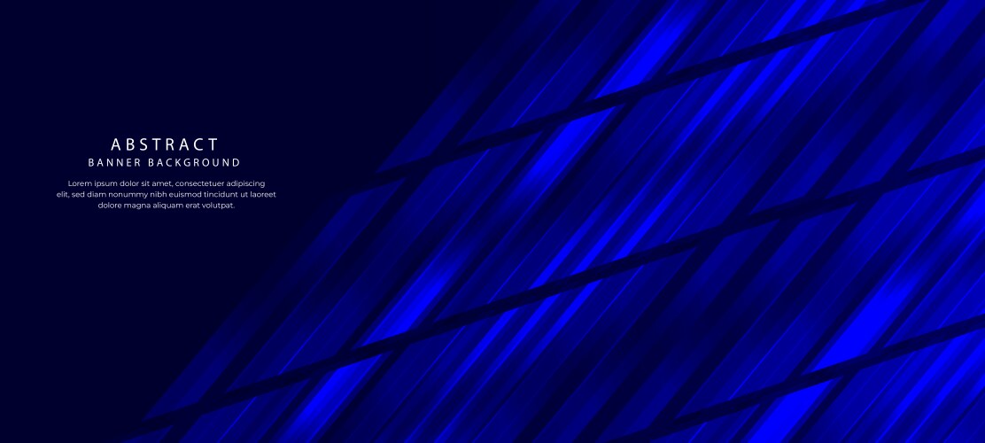 Abstract dark blue gradient overlay background Vector Image