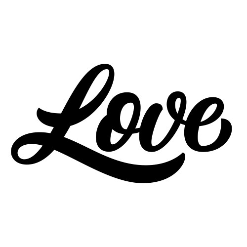 Calligraphy Words Love Vector Images (over 27,000)