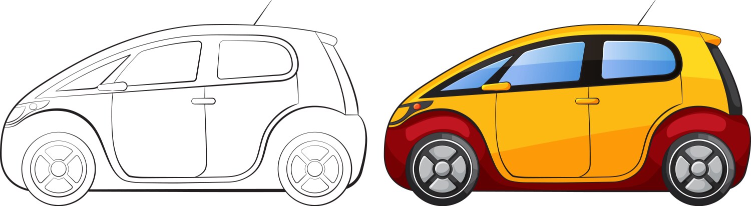 Car Outline Drawing Vector Images (over 18,000)