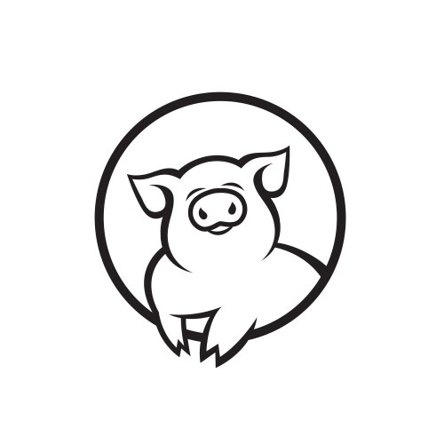 Pig Royalty Free Vector Image - VectorStock