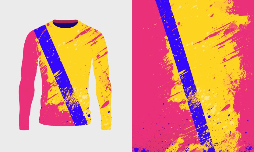 Tshirt sports grunge texture background Royalty Free Vector
