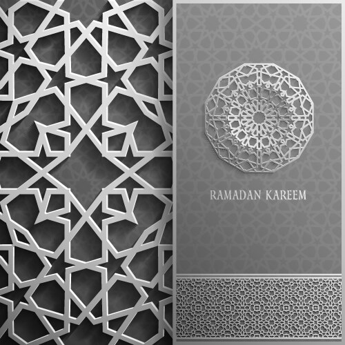 Ramadan islamic greeting Royalty Free Vector Image