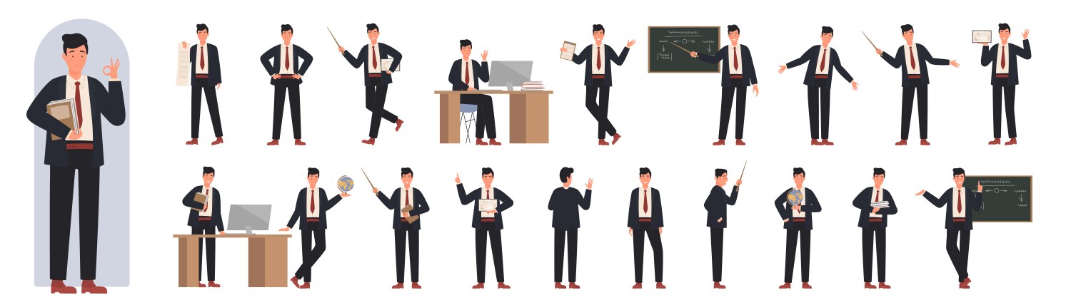 Male Teacher Vector Images (over 17,000)