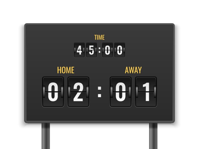 Movie countdown old film timer count Royalty Free Vector