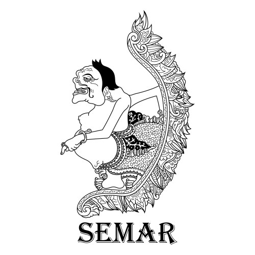Semar Royalty Free Vector Image - VectorStock