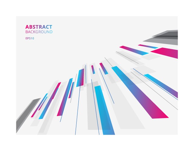 Abstract blue purple and pink tech background Vector Image