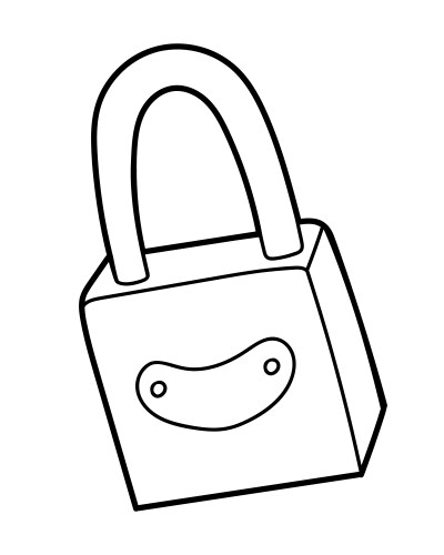 Coloring book wardrobe Royalty Free Vector Image