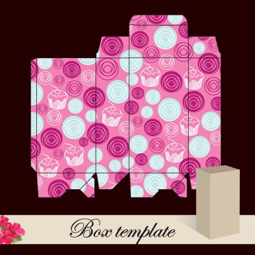 Gift box template Royalty Free Vector Image - VectorStock