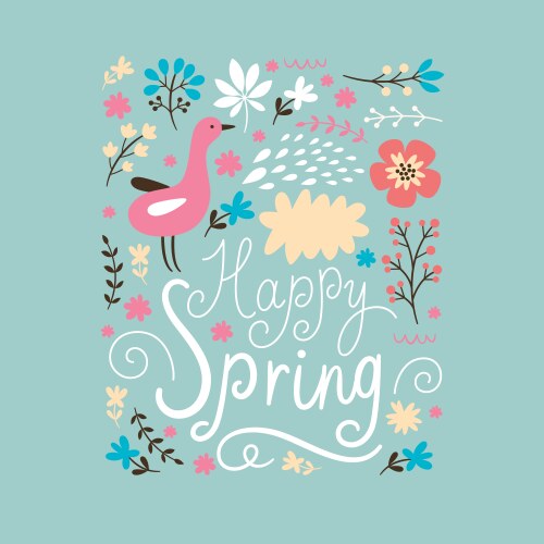 Happy Spring Vector Images (over 310,000)