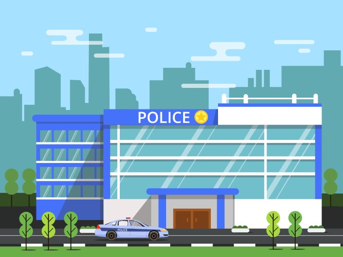 Police Station Cartoon Vector Images (over 1,300)