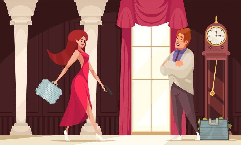 Super agent Royalty Free Vector Image - VectorStock