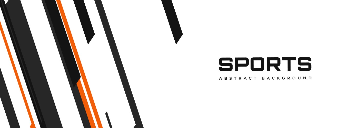 Modern sport banner design with diagonal white Vector Image