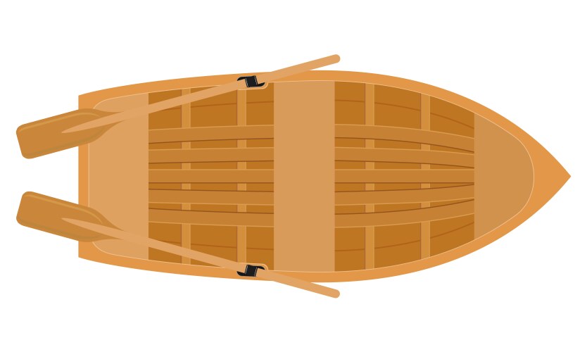 Wooden Boat Top View Vector Images (over 140)