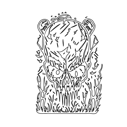 Zombie Outline Vector Images (over 4,400)