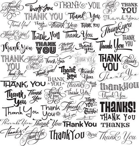 Thank You Vector Images (over 37,000)