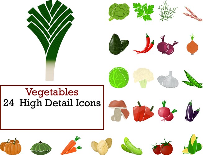 Farm vegetables Royalty Free Vector Image - VectorStock
