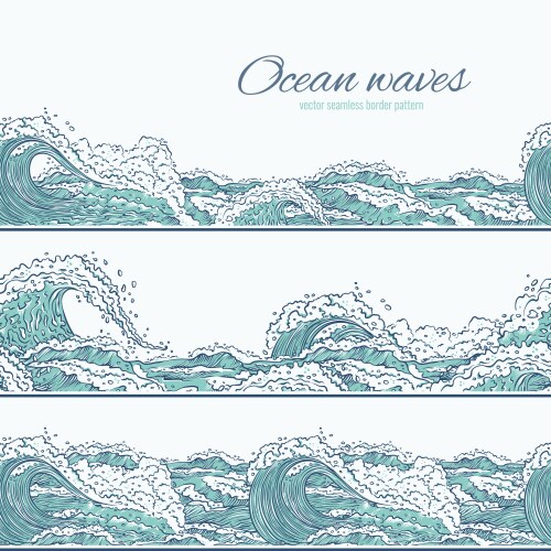 Ocean Wave Line Drawing Vector Images (over 10,000)