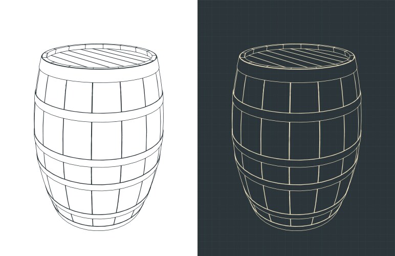 Whiskey Barrel Drawing Vector Images (over 1,600)