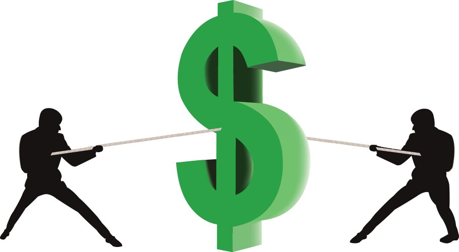 Pulling Silhouette Vector Images (over 3,000)