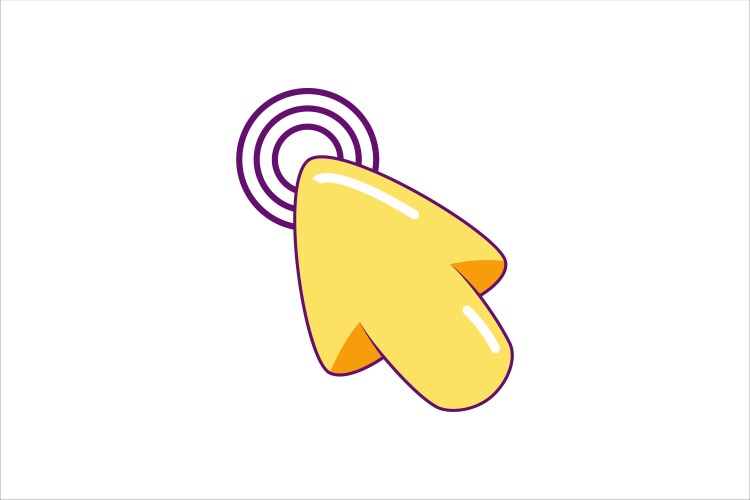 Mouse sticker Royalty Free Vector Image - VectorStock