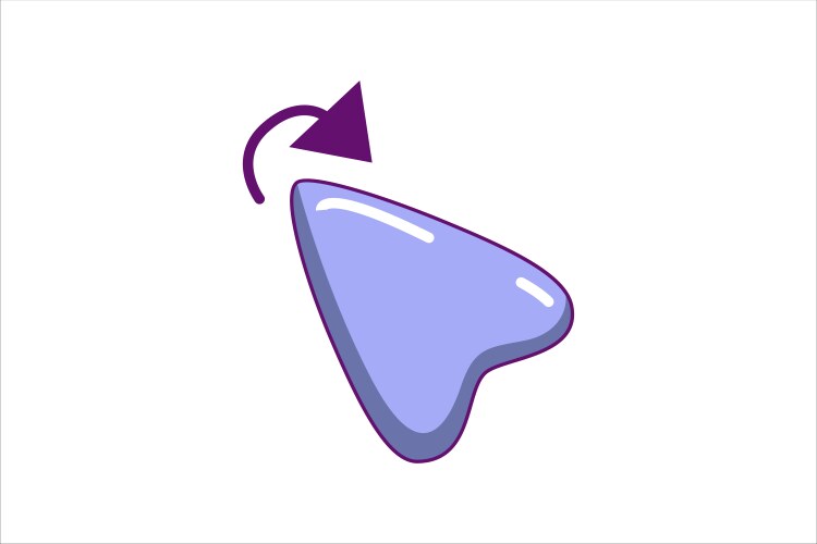 Mouse sticker Royalty Free Vector Image - VectorStock