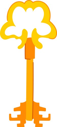 Hole magic key cartoon Royalty Free Vector Image