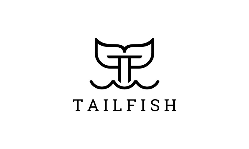 Phone whale logo design concept Royalty Free Vector Image