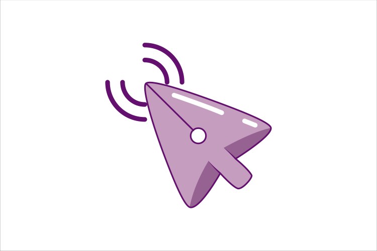 Mouse sticker Royalty Free Vector Image - VectorStock