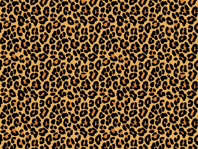 Seamless classic leopard texture pattern Vector Image