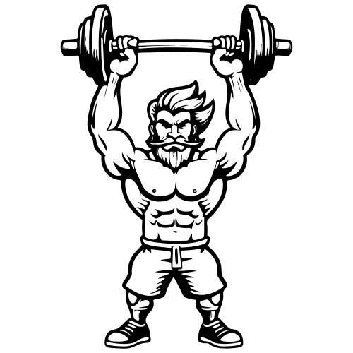 Barbell Sketch Vector Images (over 1,200)