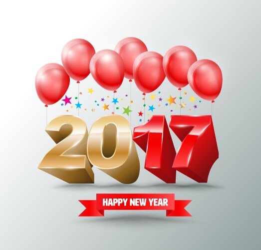 Two glasses of champagne new year eve Royalty Free Vector
