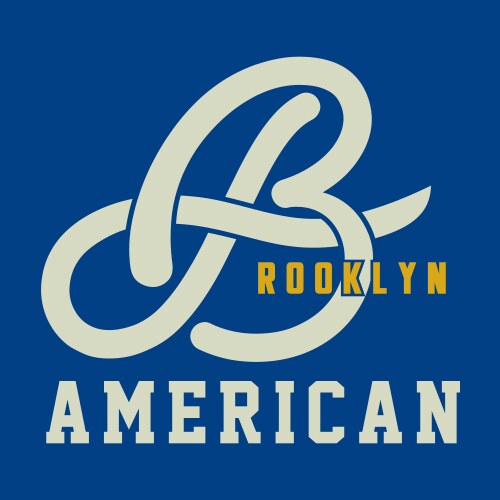 Brooklyn national league Royalty Free Vector Image