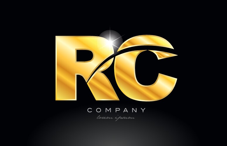 Golden eagle monogram logo letter a sign Vector Image