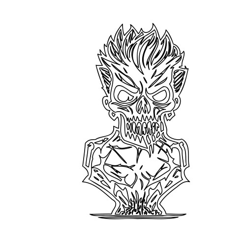 Zombie Outline Vector Images (over 4,400)