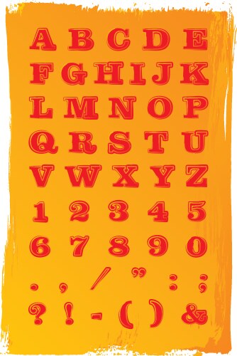 Red Alphabet Vector Images (over 220,000)
