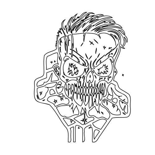 Zombie Outline Vector Images (over 4,400)