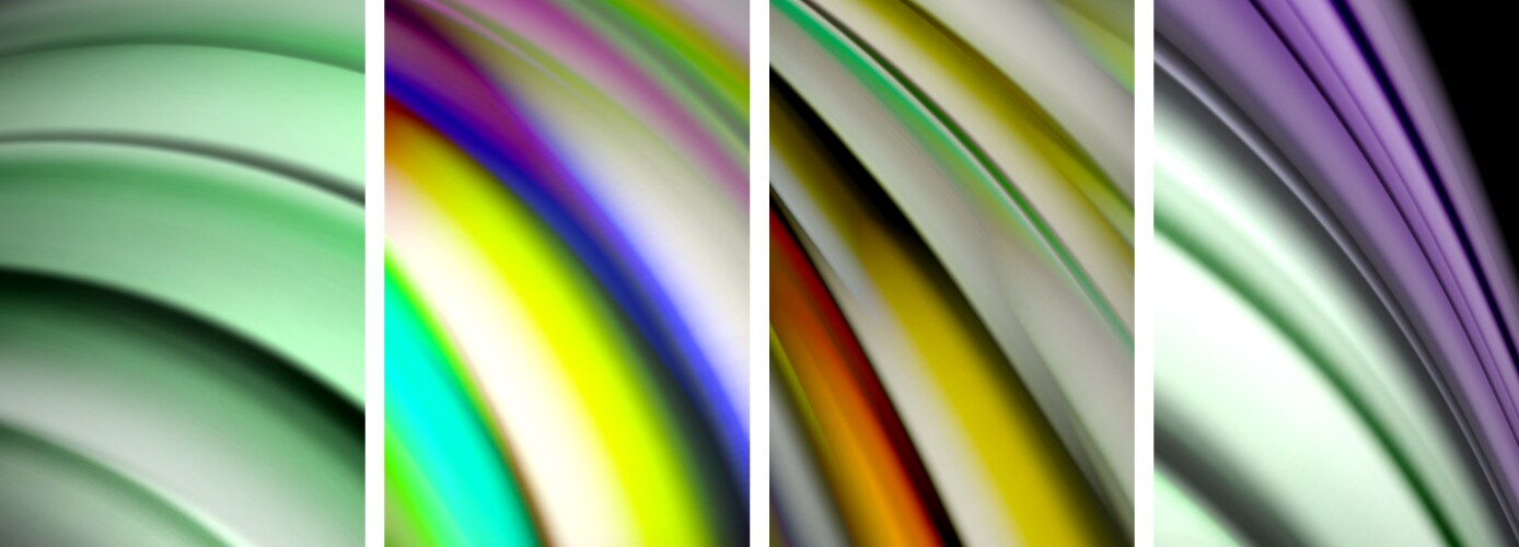 Blurred color line backgrounds Royalty Free Vector Image