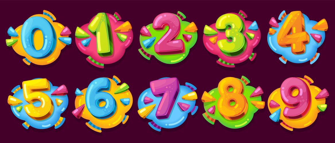 Cartoon Numbers Vector Images (over 78,000)