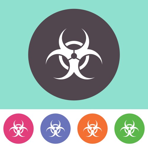 Biohazard icon Royalty Free Vector Image - VectorStock