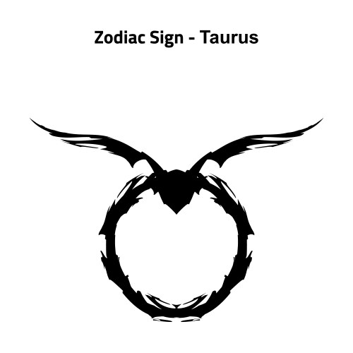 Tribal Taurus Symbol