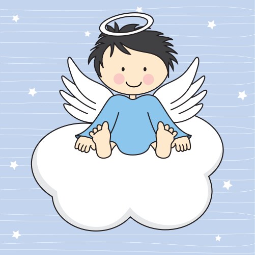 Angel nimb color Royalty Free Vector Image - VectorStock