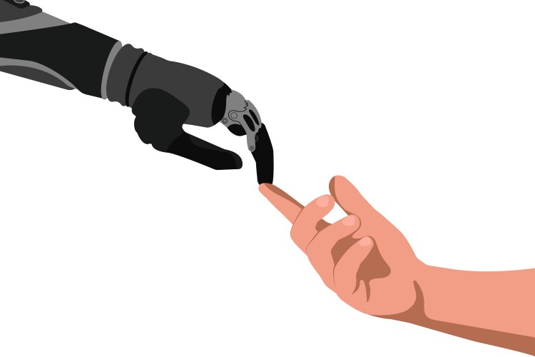 Robot Partnership Vector Images (over 1,200)