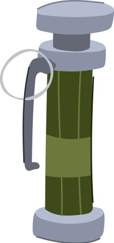 Hand grenade cartoon Royalty Free Vector Image