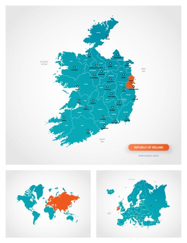 Ireland Map Vector Images (over 7,700)