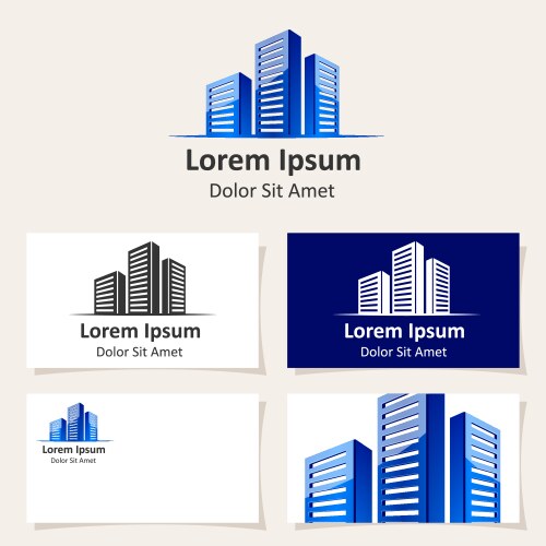Coworking space logo template sign Royalty Free Vector Image