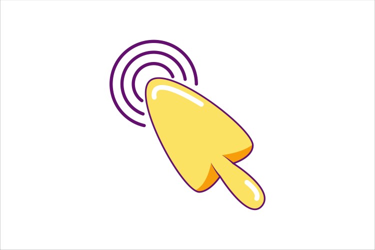 Mouse sticker Royalty Free Vector Image - VectorStock