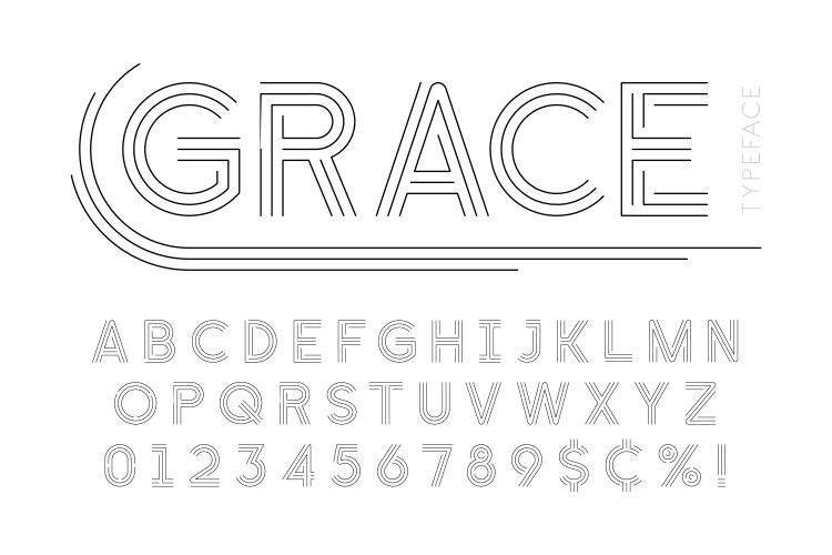 Line Font Vector Images (over 480,000)