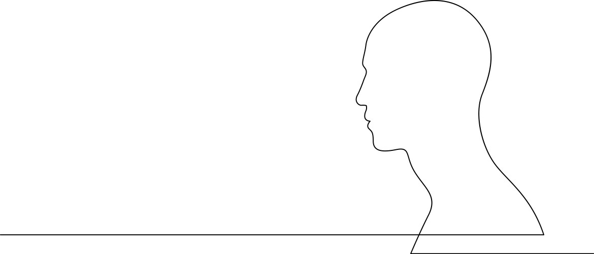Continuous Line Drawing Man Face Vector Images (over 1,800)