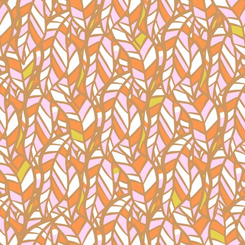 Geometric free hand seamless texture abstract Vector Image